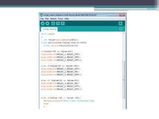 CONTROL FAN AC USING TEMPERATURE SENSOR LM35 BASED ON ARDUINO UNO | PPTX
