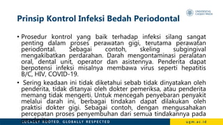 kontrol infeksi di klinik dan rumah sakit | PPT