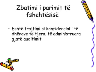 Kontrolli dhe auditmi i brendshem | PPT