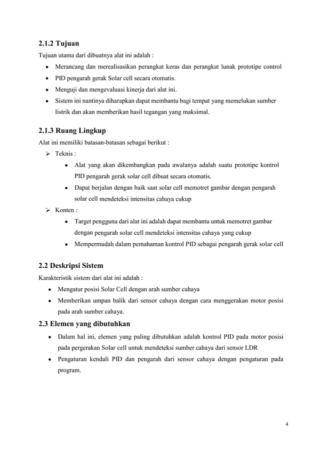 Kontrol posisi berdasarkan intensitas cahaya dengan sensor ldr ...