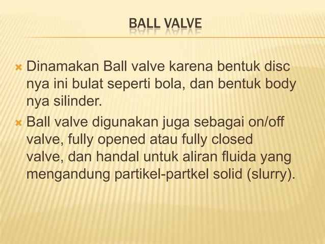 Kontrol proses presentation(valve) | PPT