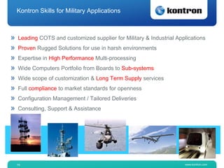 Kontron_Embedded Platforms and Solutions for MAG_Ankara | PDF