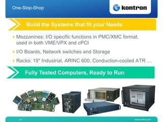 Kontron_Embedded Platforms and Solutions for MAG_Ankara | PDF