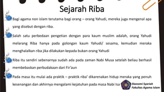 Kontroversi bunga dan riba (1) | PPTX