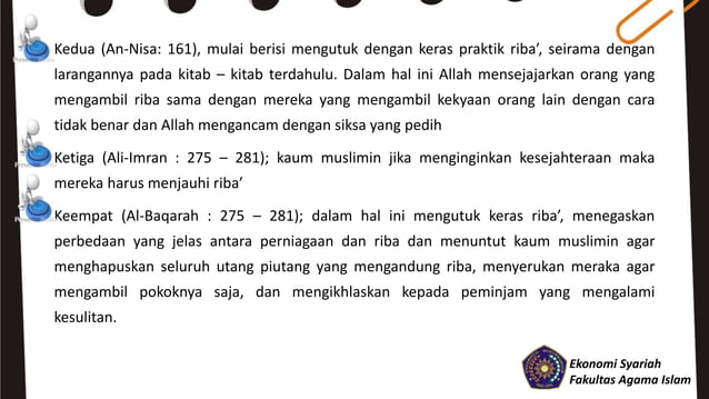 Kontroversi bunga dan riba (1) | PPTX