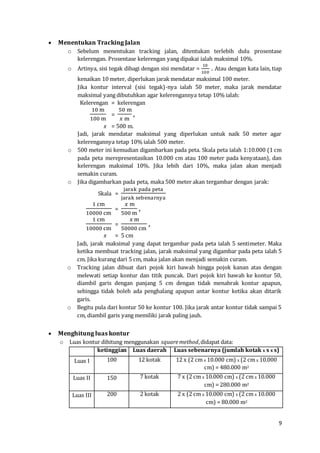 Laporan Interpret: Kontur + Tracking Jalan + Volume + Luas | DOCX