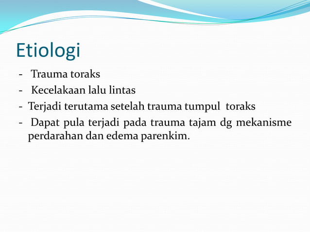 Kontusio paru AKPER PEMKAB MUNA