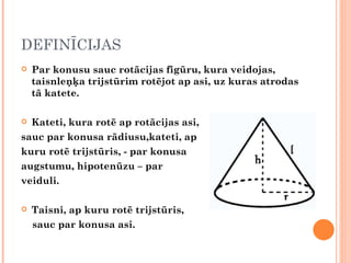 Prezentācija par konusu! | PPT