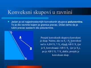 Konveksni skupovi, poluprostori i poliedri | PPT