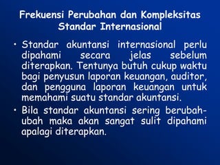 Konvergensi-PSAK-IFRS : Alasan Perlunya Standar Akuntansi Internasional ...