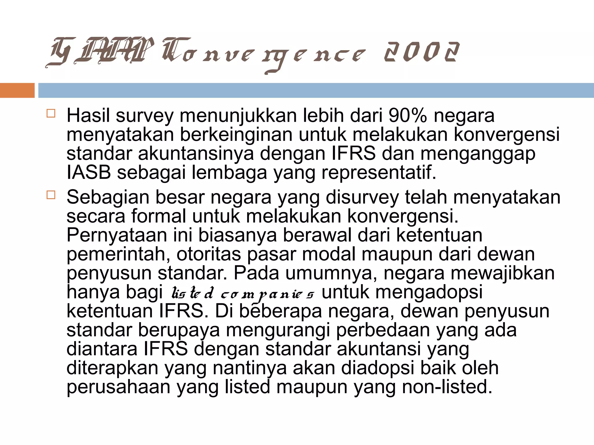 Konvergensi psak-ifrs presentasi | PPT