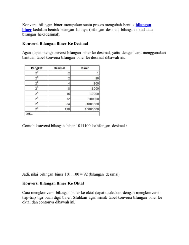 Konversi bilangan desimal | PDF