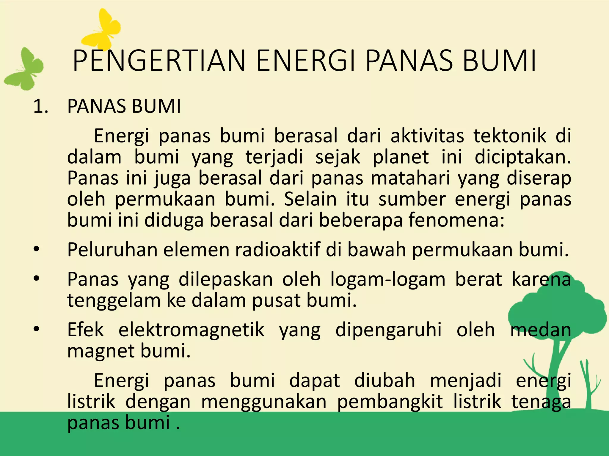Konversi energi panas bumi | PPTX