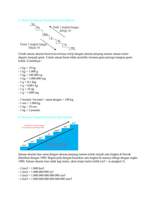 Konversi satuan | PDF