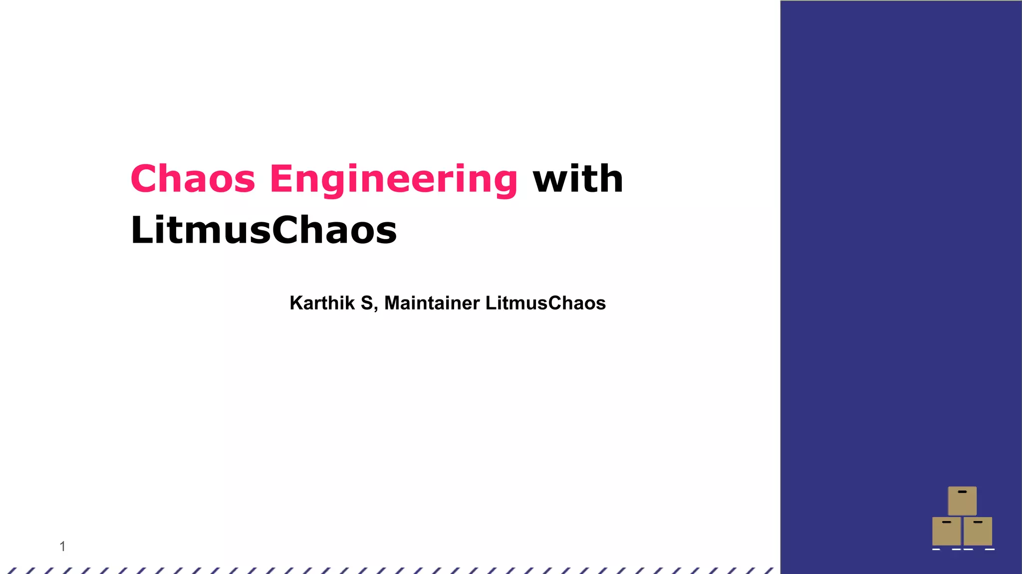 [Konveyor] introduction to cloud native chaos engineering with litmus chaos (1) | PPT