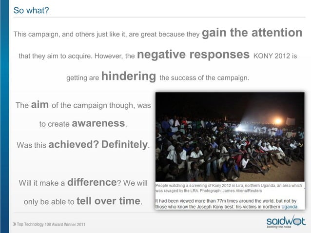 The power of social media: The Kony story | PDF | Social Networking ...