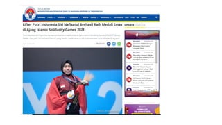 olahragawan dan olah ragawati indonesia cantik | PPT