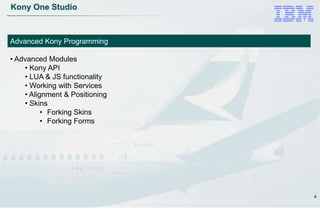 Kony one studio technical training | PPT