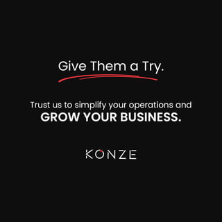 Discover KONZE’s Next-Gen SaaS Innovations! | PDF