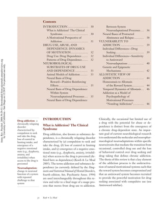 Appetitive vs Aversive Motivation in Addiction | PDF