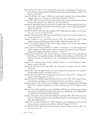 Appetitive vs Aversive Motivation in Addiction | PDF