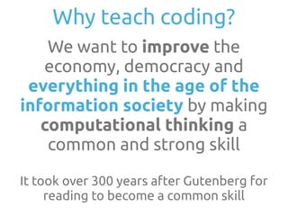 Koodikerho (code club) presentation in English | PPT