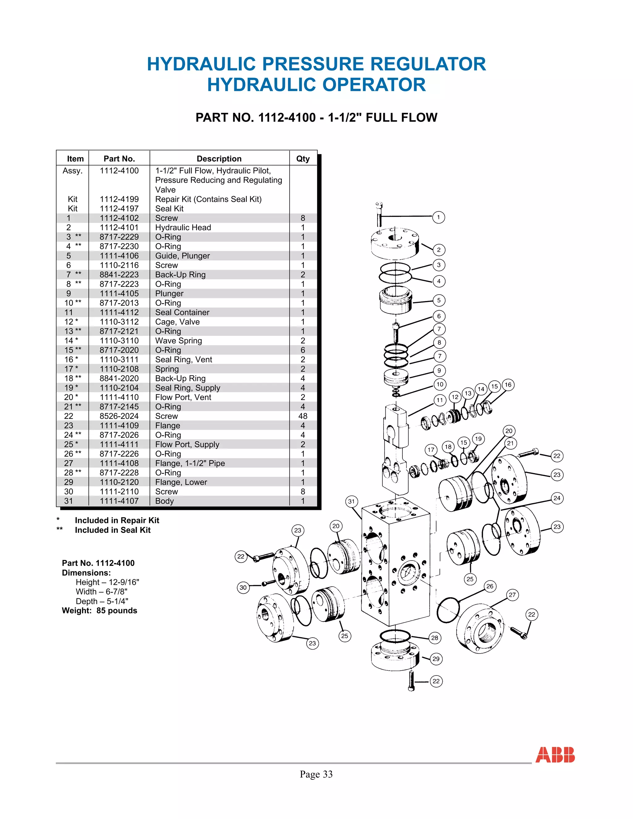 Koomey accumulator type 80 | PDF