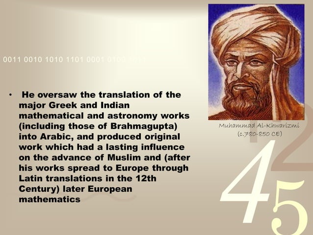 Mathematics of the early Islamic culture | PPT
