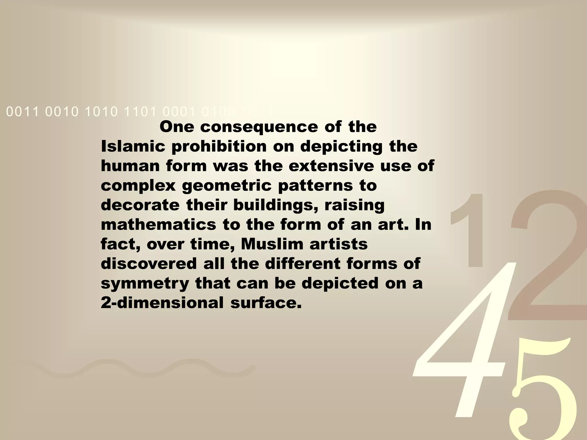 Mathematics of the early Islamic culture | PPT