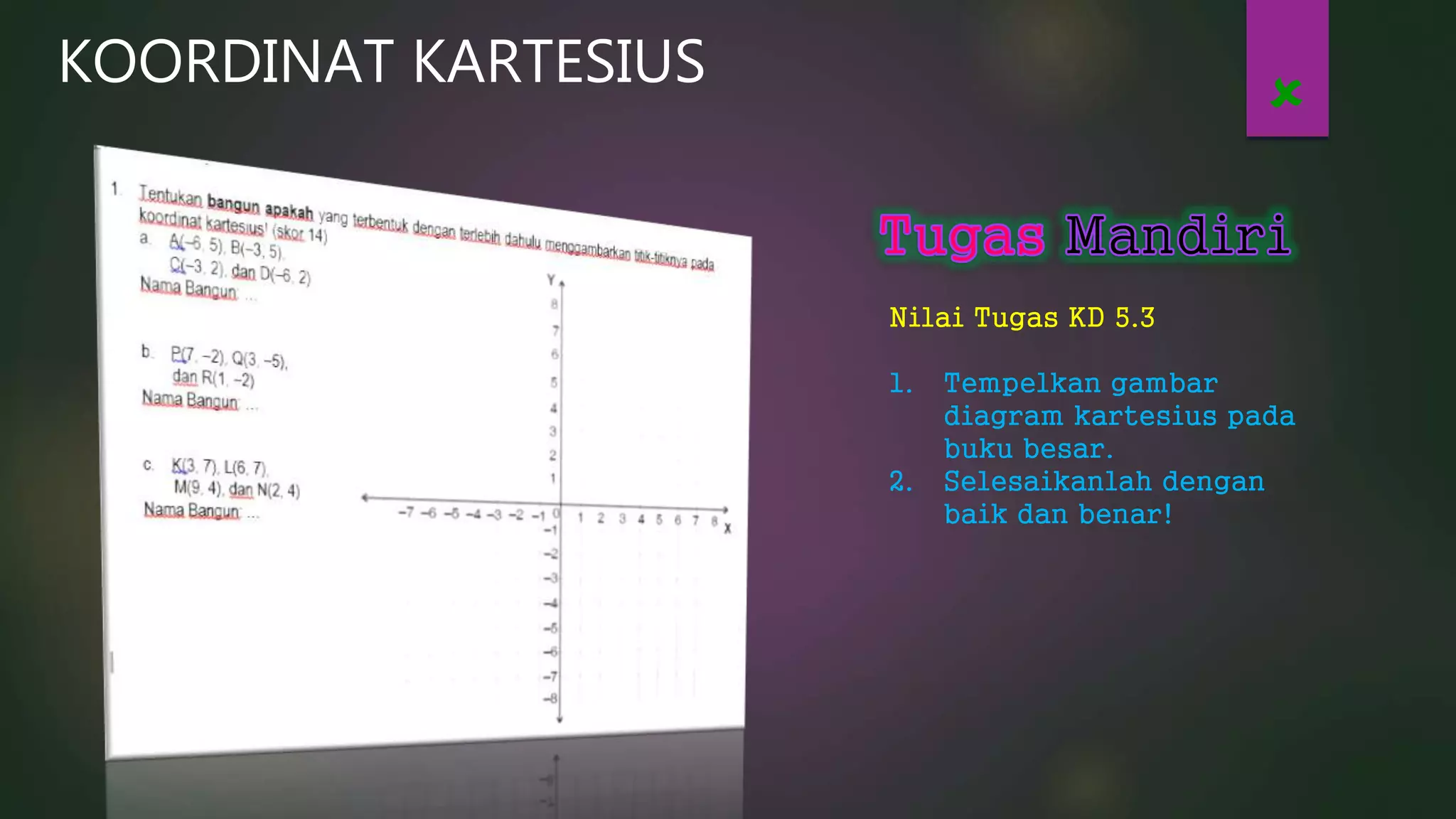 Koordinat kartesius | PPSX
