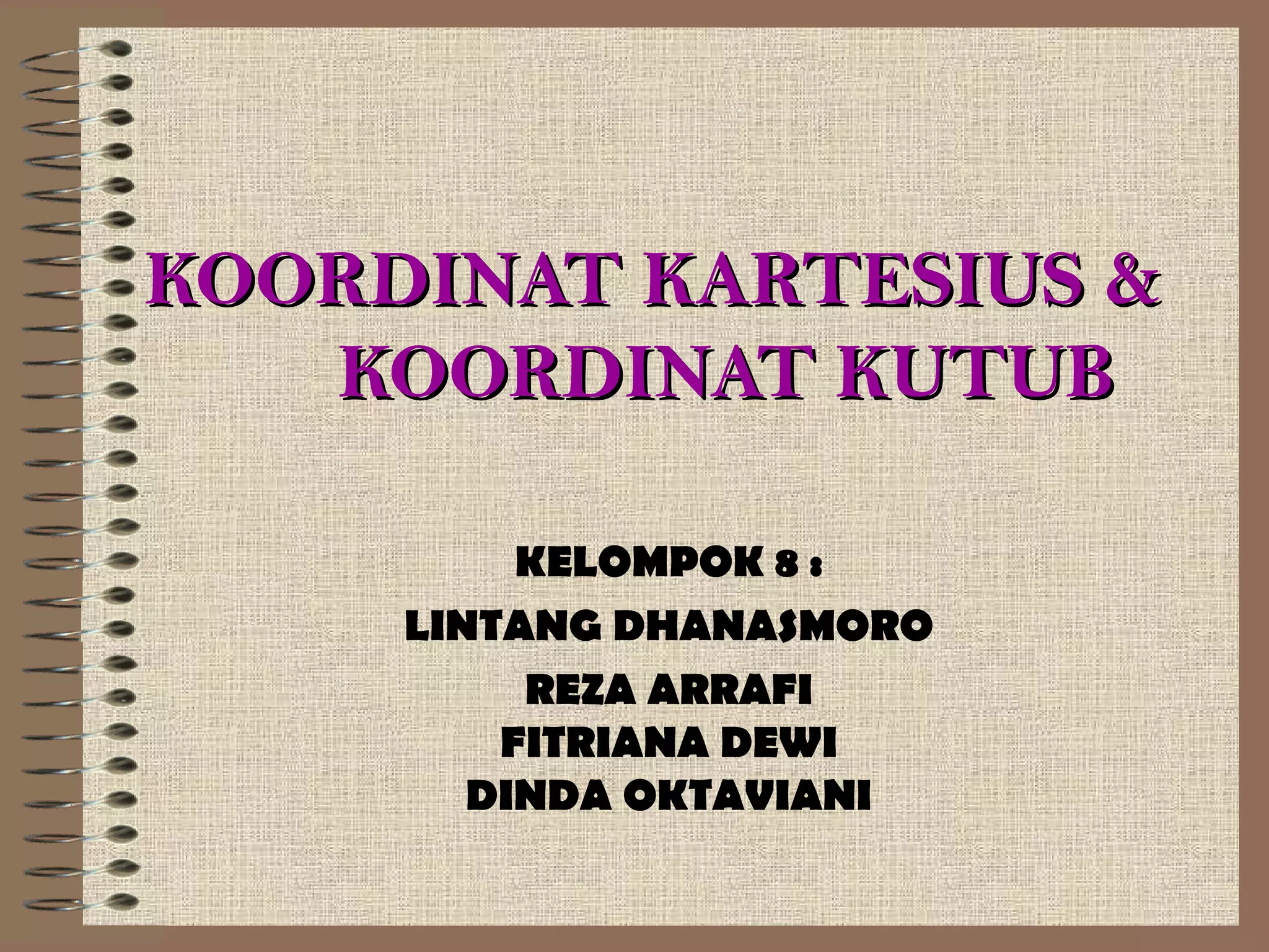 Matematika Kimia "Koordinat kutub" | PPT