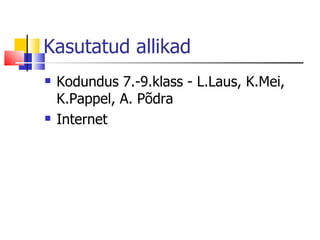 Koosviibimiste korraldamine esitlus | PPT