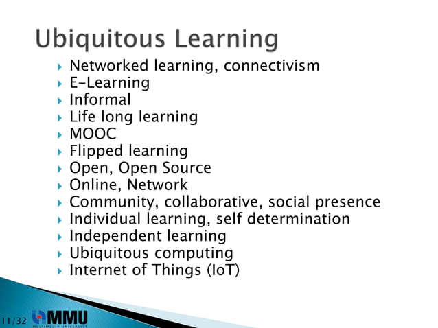 Affective roles of ubiquitous learning in Malaysia Dr Koo Ah Choo (MMU ...