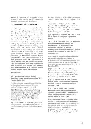 CONCEPTUAL MODEL OF OPEN ARCHITECTURE FOR OPEN GOVERNMENT | PDF