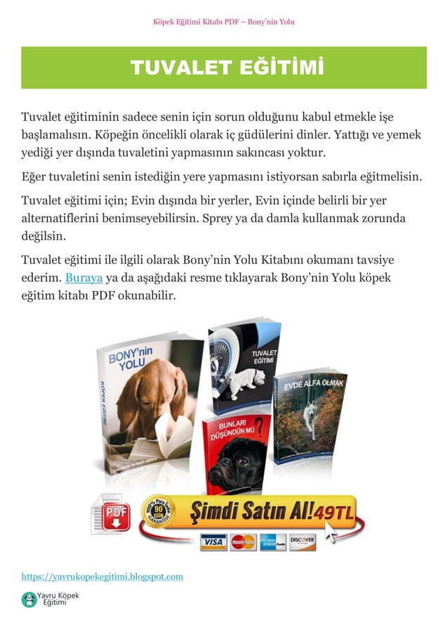 Kopek Egitim Kitabi PDF | PDF