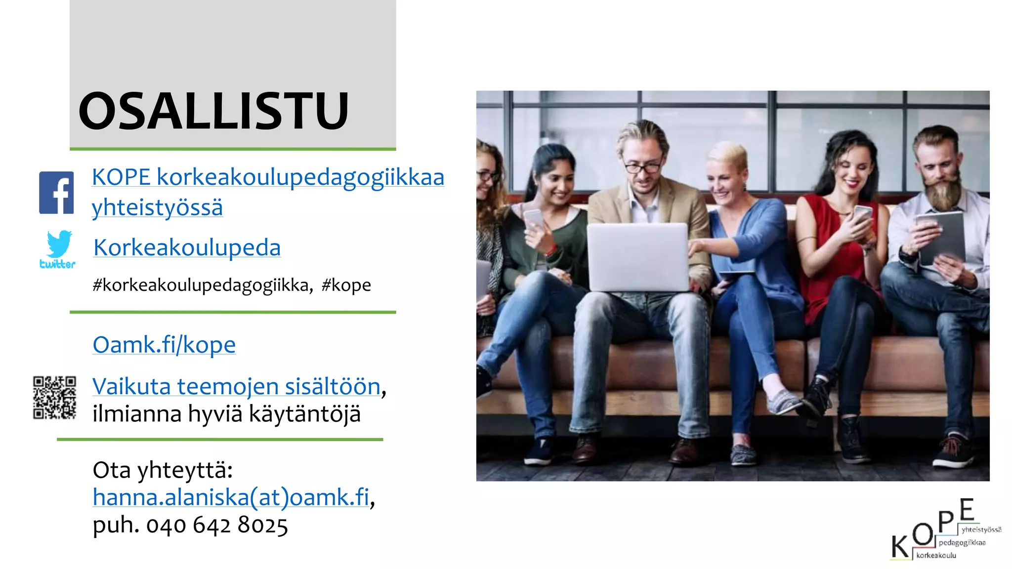 KOPE-hanke esittely 2018 | PPTX