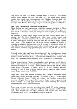 Koperasi amartha microfinance | DOCX