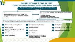 KOPERASI MERAH PUTIH TATA CARA PEMBENTUKAN KMP | PPTX