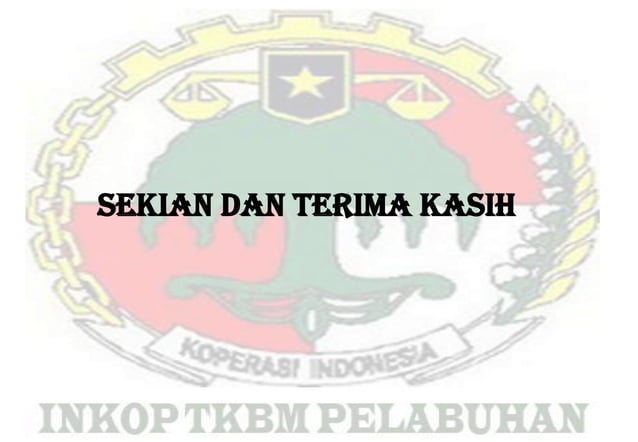 Koperasi tkbm pelabuhan (inkop) | PDF