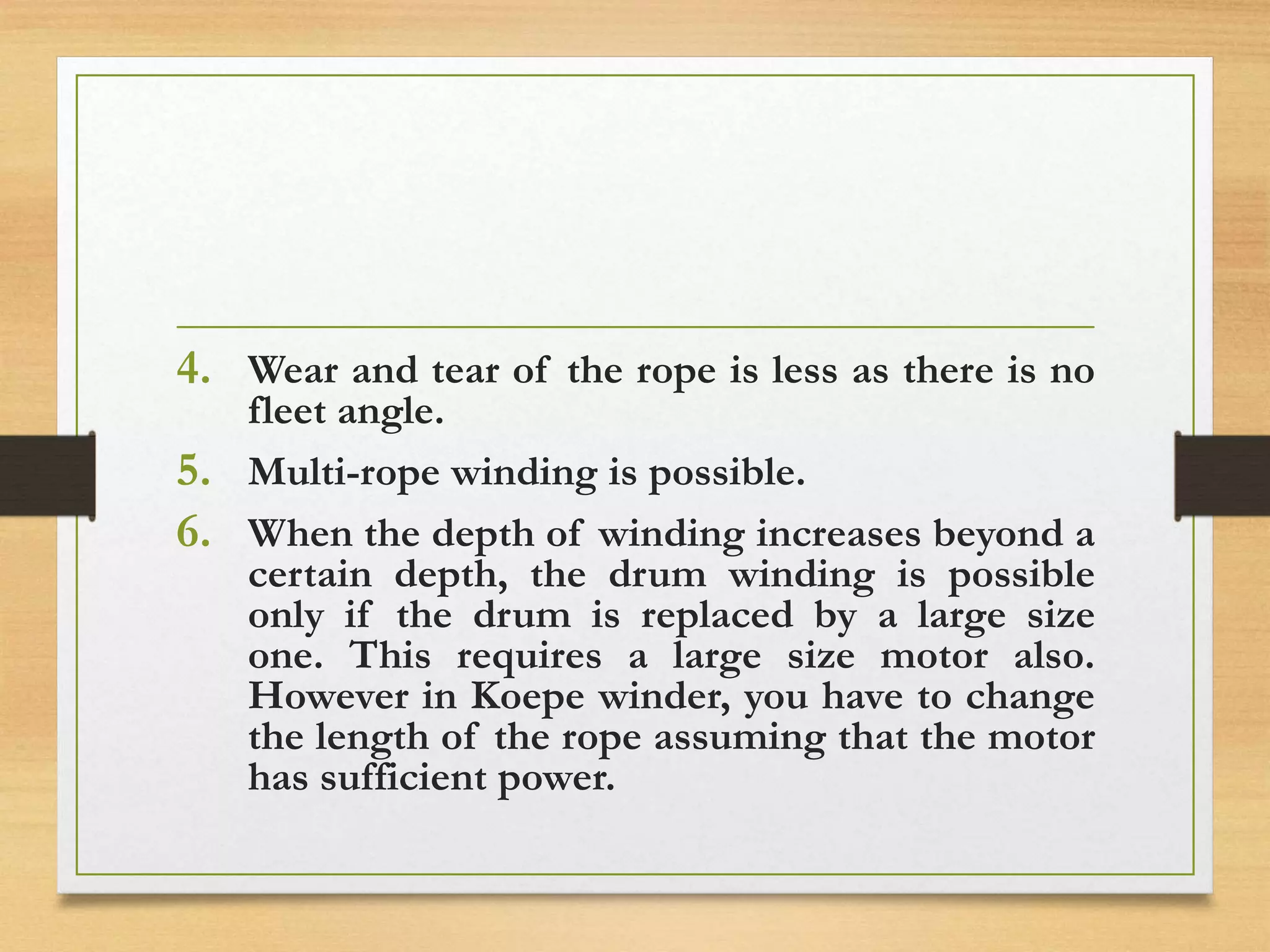 Kope winder or friction winder ppt | PPTX