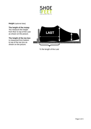 Guide for measuring shoe last | PDF