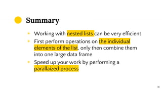 How to deal with nested lists in R? | PDF | Computing | Technology & Computing