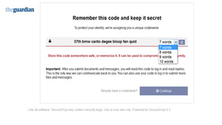 SecureDrop CZ | PPTX