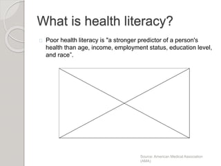 Health Literacy | PPSX