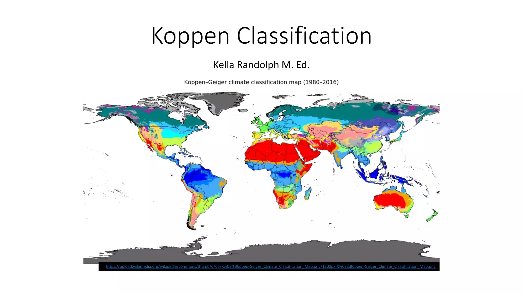 Koppen classification and land area characteristics [autosaved] | PPTX
