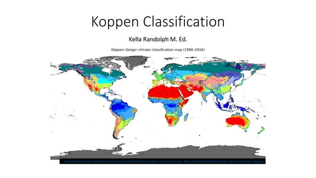 Koppen classification and land area characteristics [autosaved] | PPTX | Geography | Science