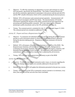 Draft Community Invol august 2010 rev2 | PDF