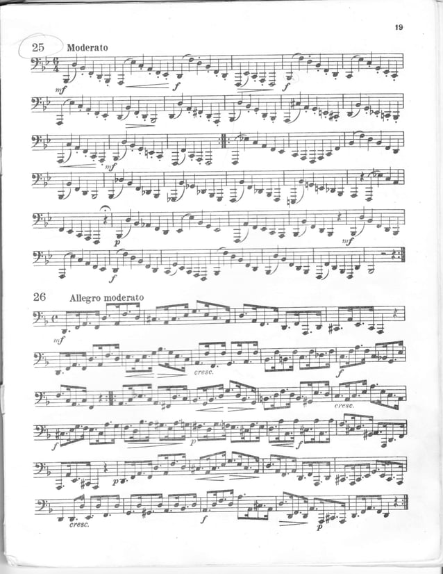 Kopprasch 60 selected studies for bb flat tuba | PDF | Classical Music ...