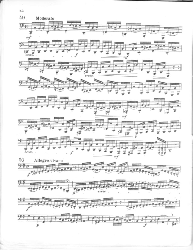 Kopprasch 60 selected studies for bb flat tuba | PDF | Classical Music ...