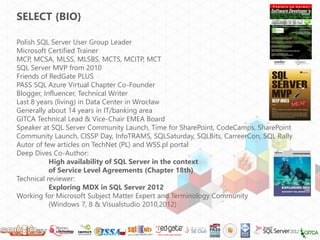 KoprowskiT_HUG-MSSQL_AdHocMaintenancePlansForBeginners | PPT
